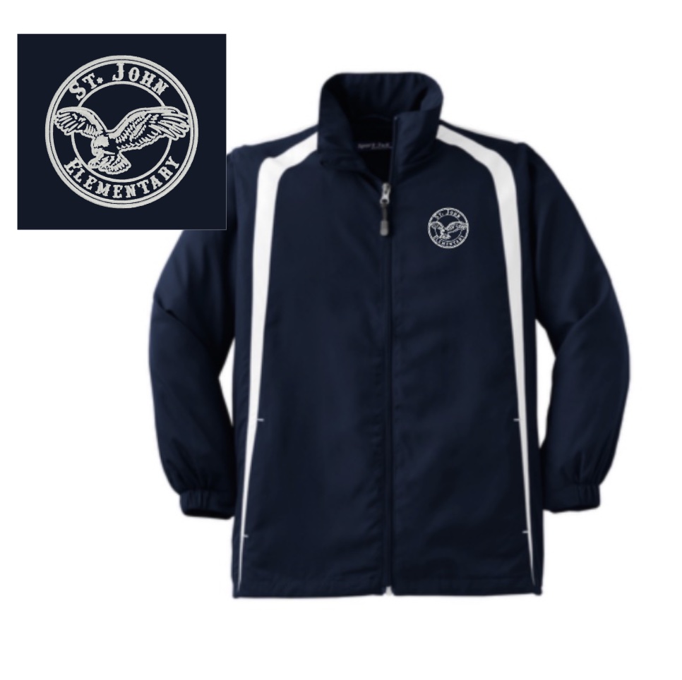 Southern Custom Prints. St. John Elementary Wind Jacket